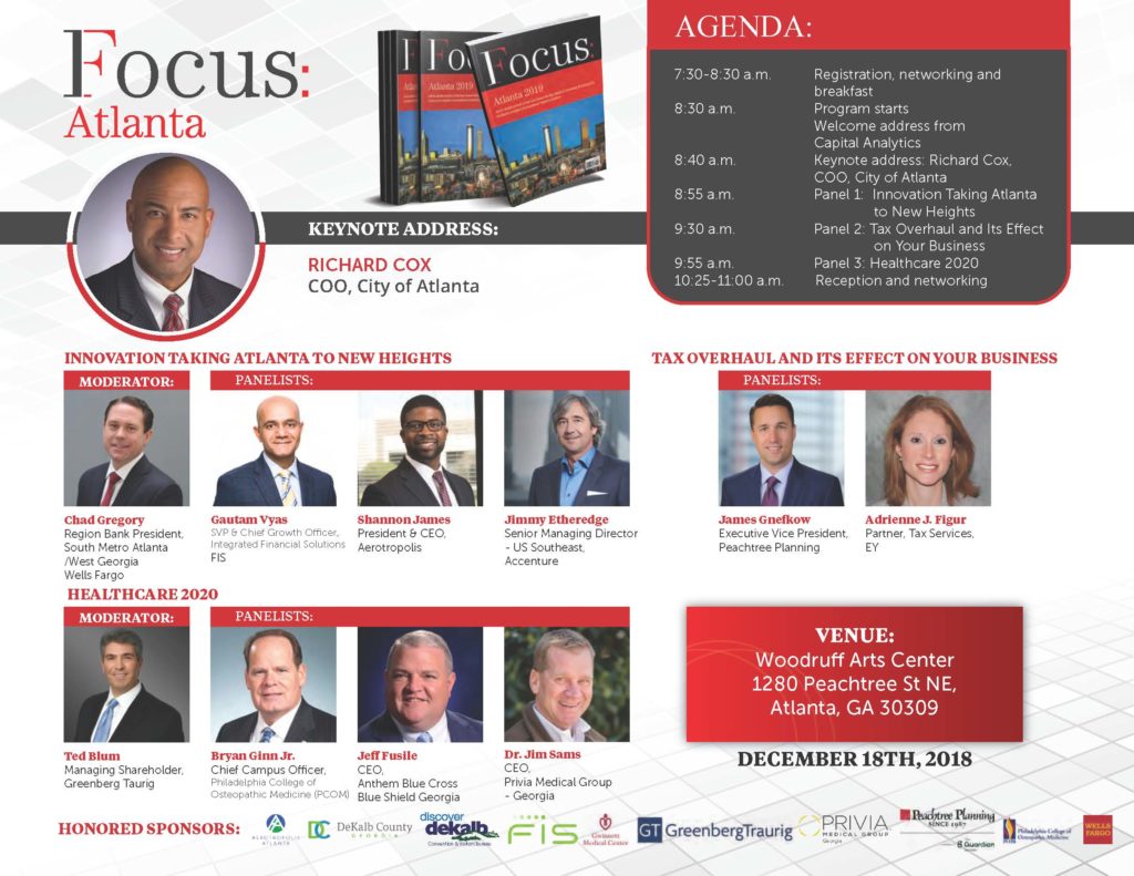 Focus: Atlanta – Launch Conference | Capital Analytics Associates